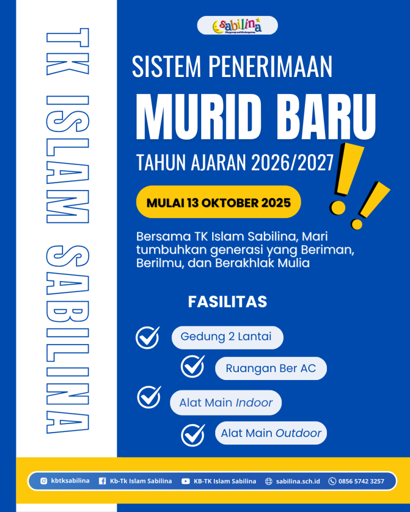 PMB TK Sabilina 2026-2027 – Sabilina